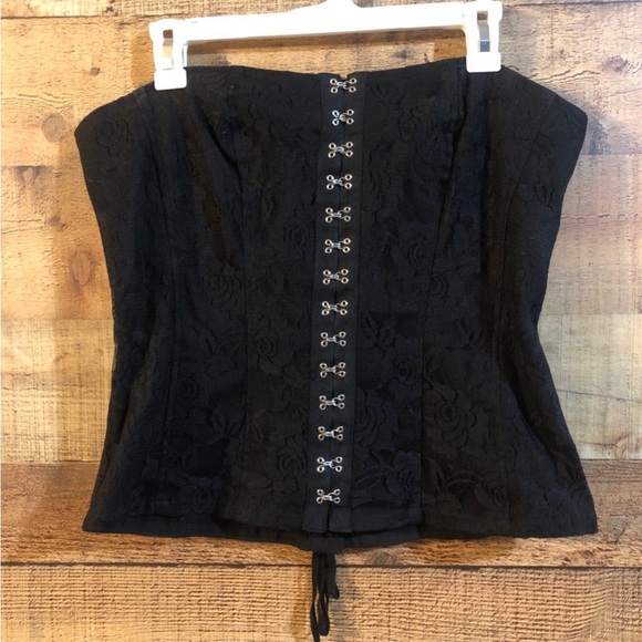 Tripp nyc | Tops | Hptripp Nyc Royal Bones Lace Corset | Poshmark